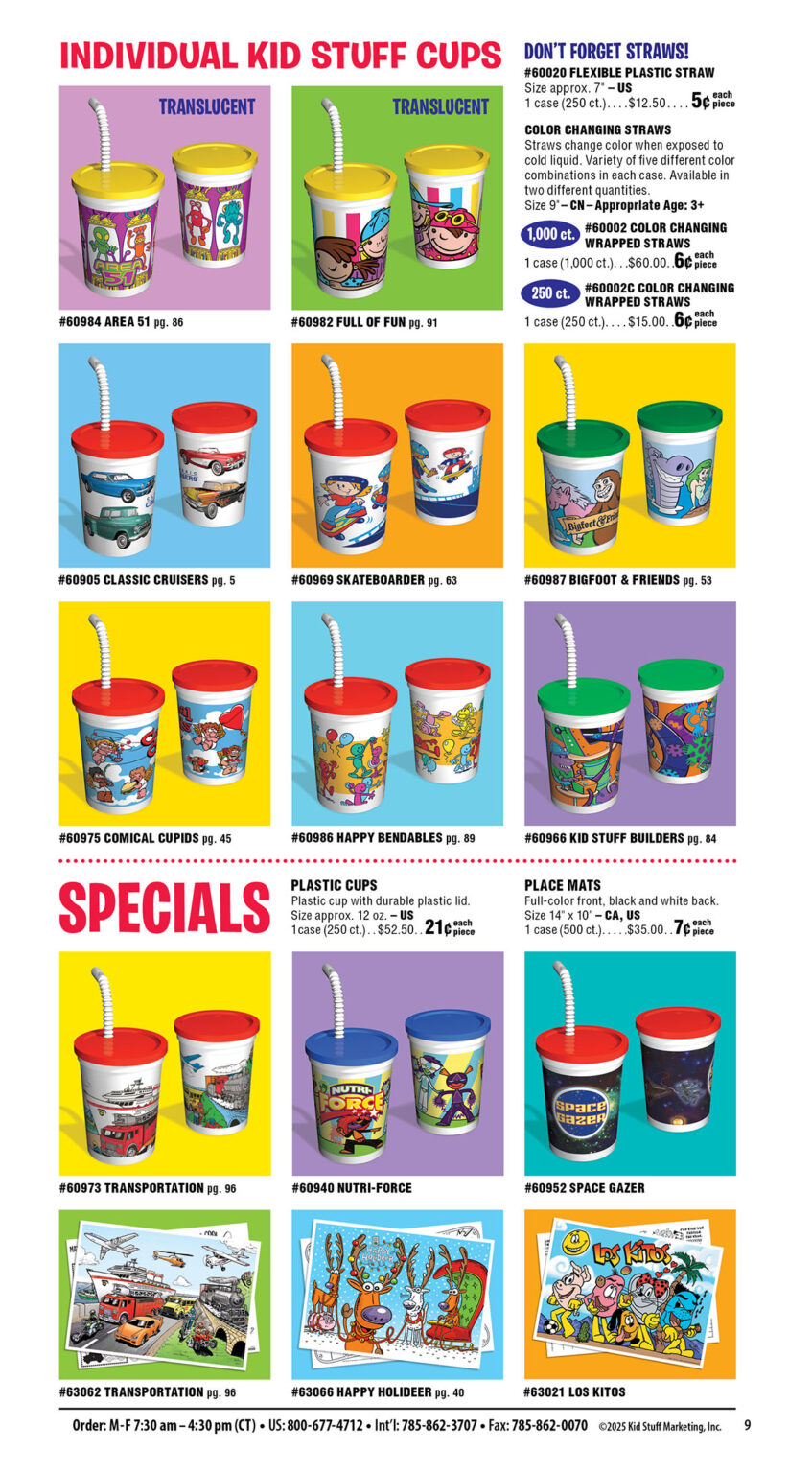 Page 9 – Kid Stuff Marketing 2025 Full Line Catalog